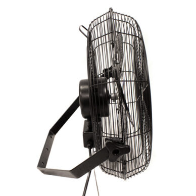 18" Indoor/Outdoor Basket Fan | Black | RAMM Equine Ventilation