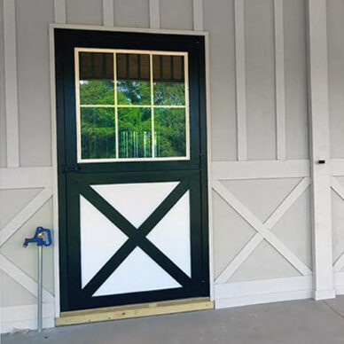 Dutch Door - Glass Panel | RAMM Fence & Stalls