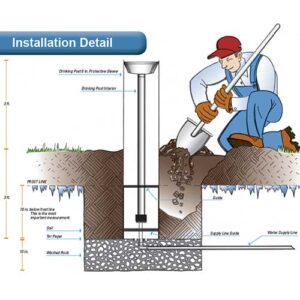 Ultimate Drinking Post Waterer | RAMM Fence & Stalls
