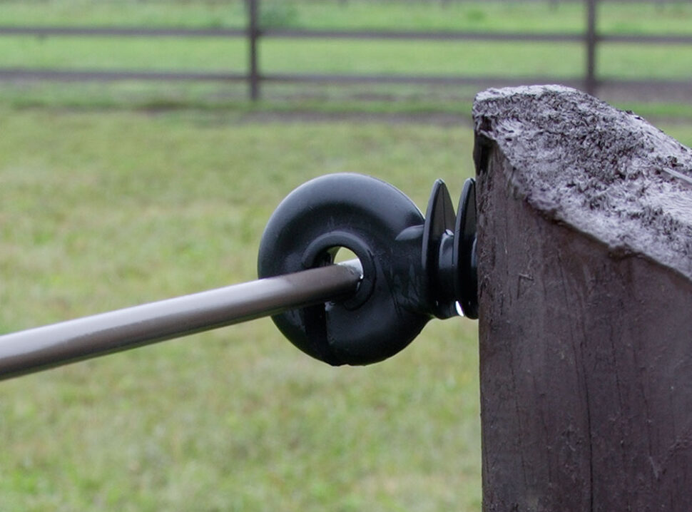 Wood Post Ring Insulator | RAMM Fence & Stalls
