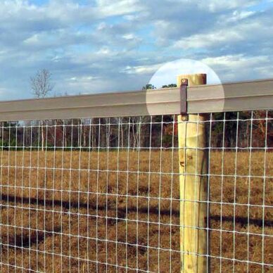 Flex Fence Line Post Bracket | RAMM Fence & Stalls