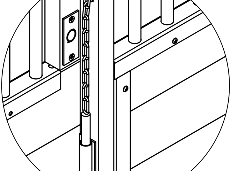Pin Lock Chain Guide | RAMM Fence & Stalls