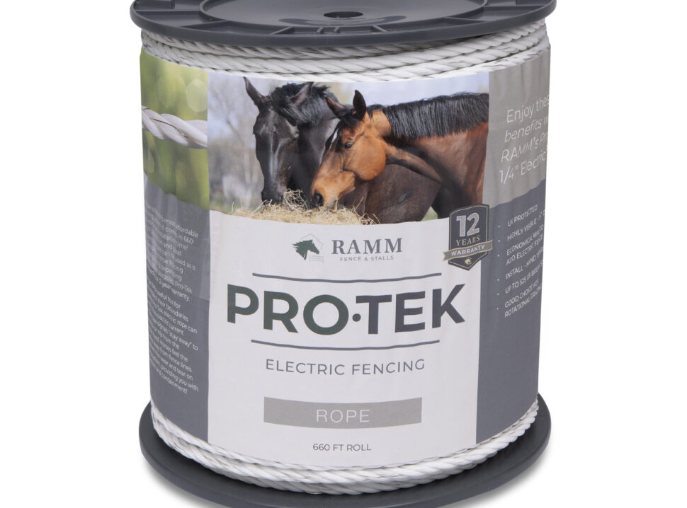 Pro-Tek Electric Rope Horse Fence | RAMM Fence & Stalls