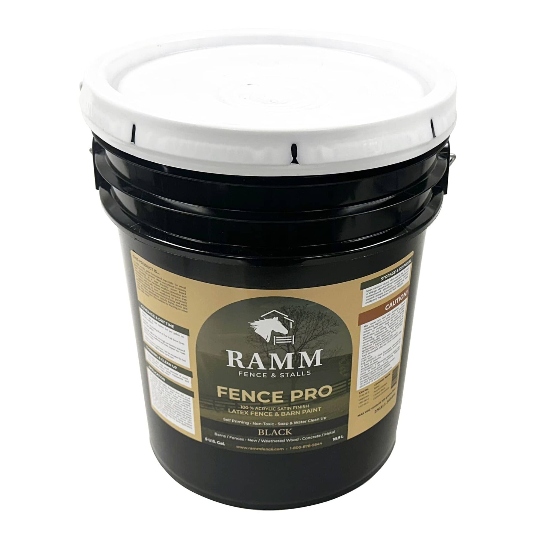 Fence Pro Black Paint | RAMM Fence & Stalls