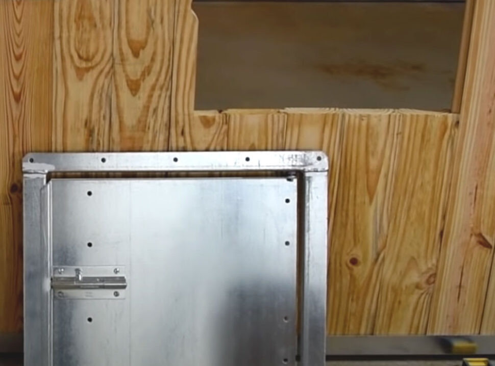 Swing-Out Bucket Door | Stall Watering Solution – RAMM Fence